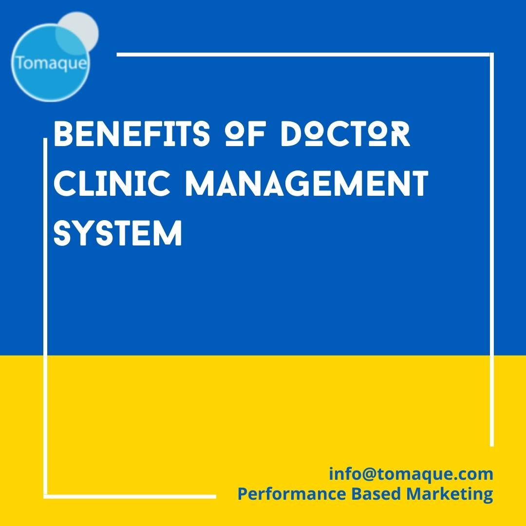Doctor Clinic Management System - Tomaque Digital Services