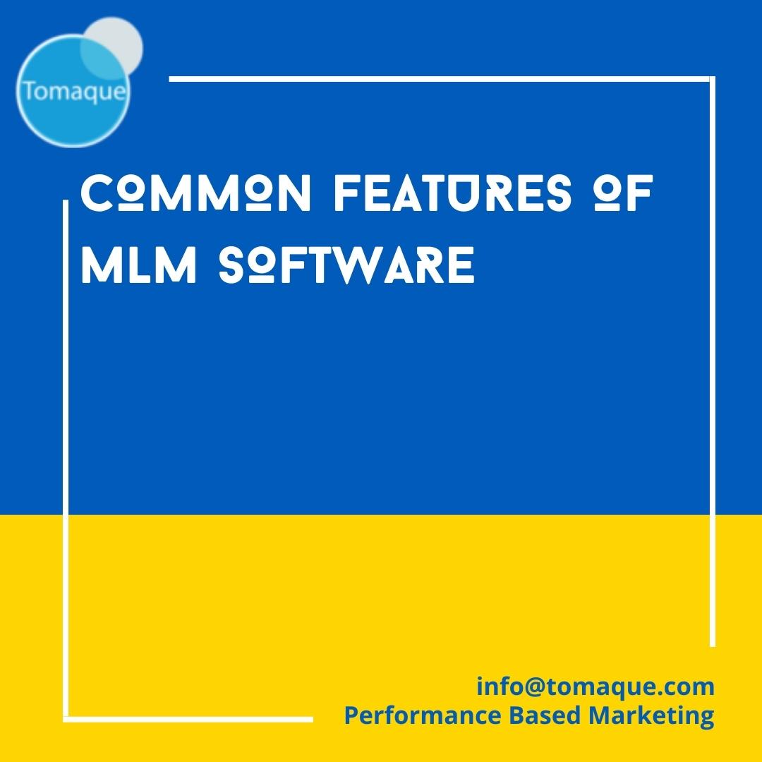 MLM management system - Tomaque Digital Services