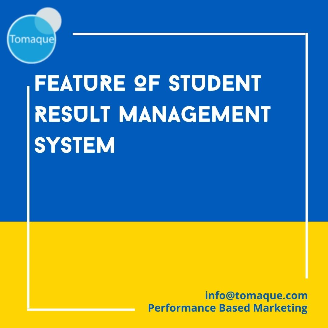 Result Management System - Tomaque Digital Services