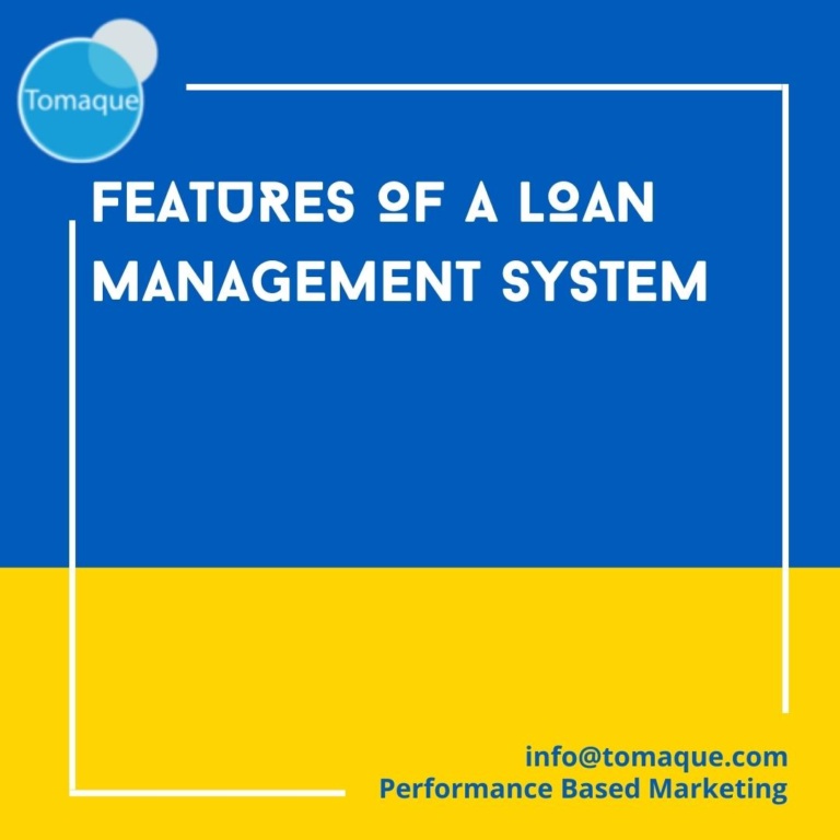 Loan Management System - Tomaque Digital Services
