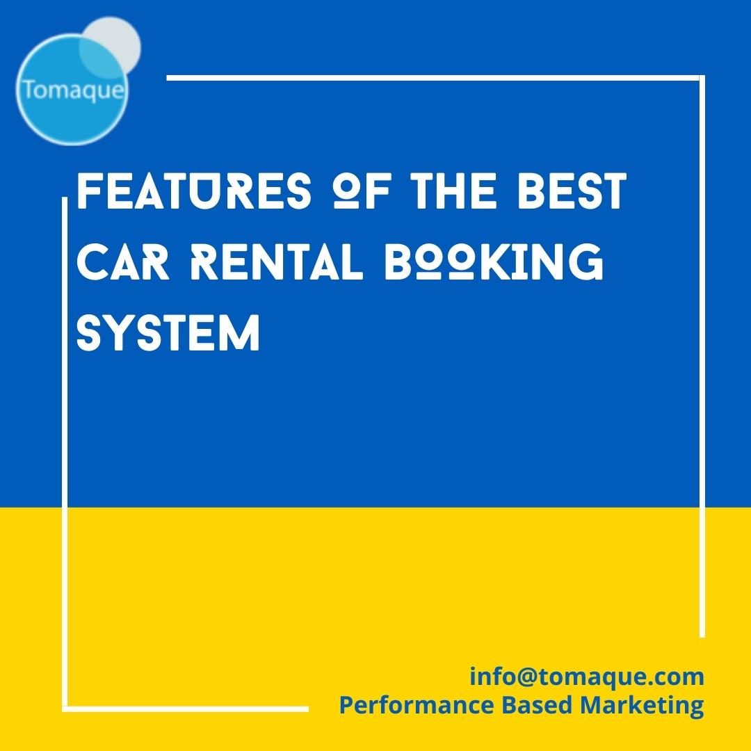 Car Rental Booking System - Tomaque Digital Services