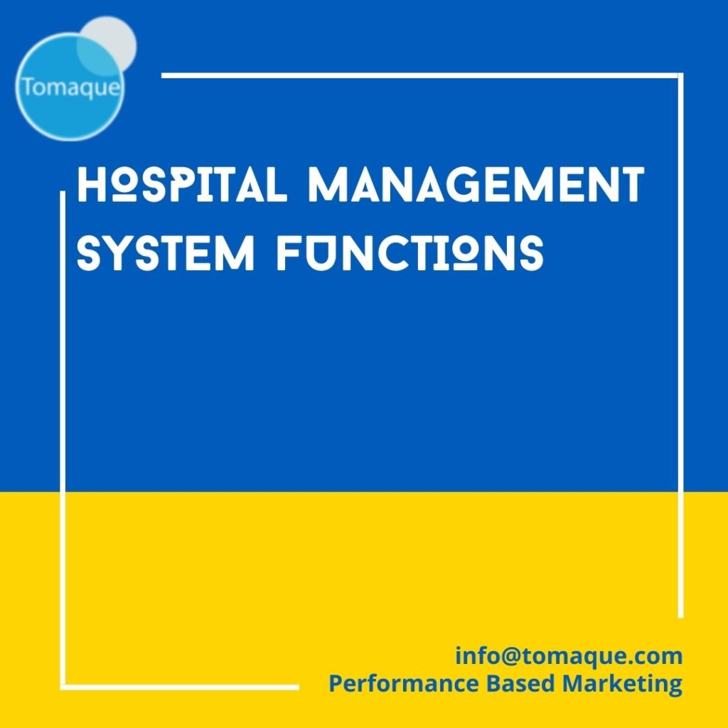 Hospital management system - Tomaque Digital Services