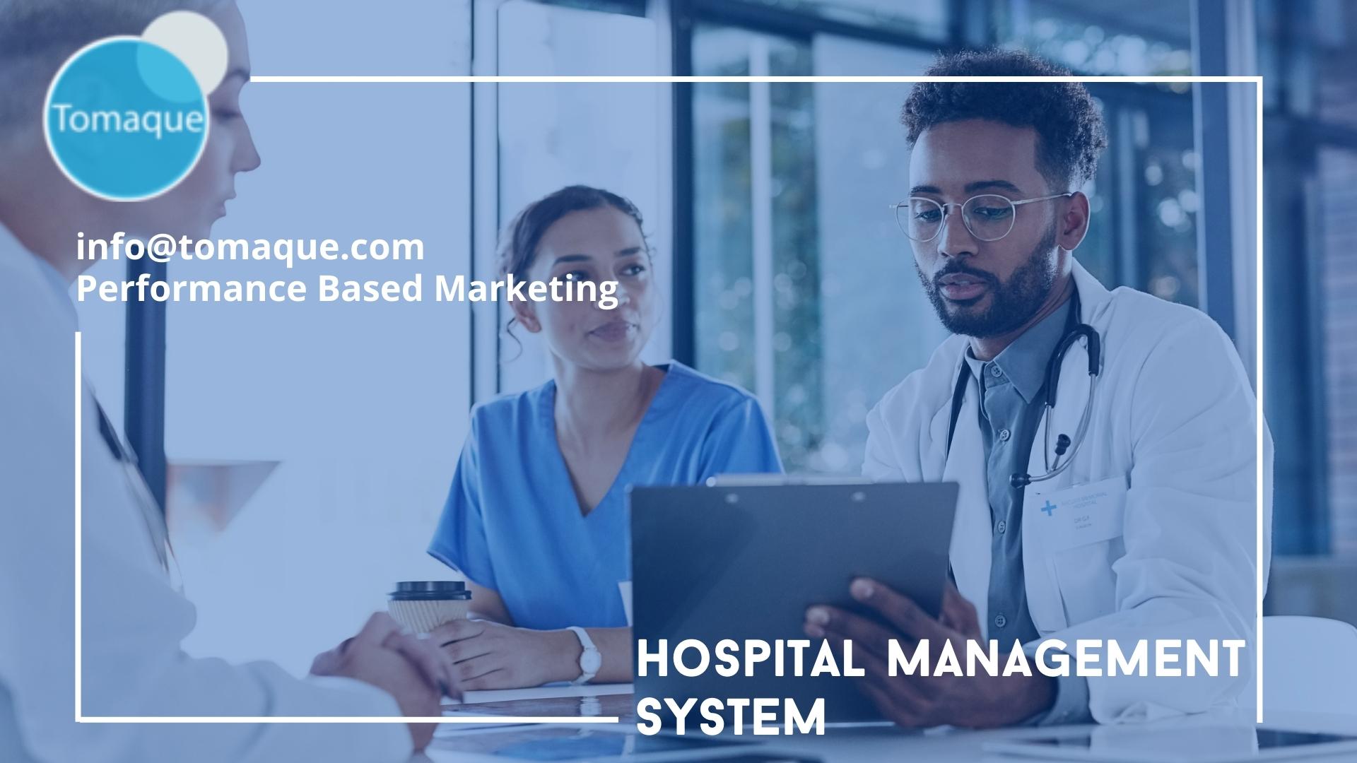 Hospital management system - Tomaque Digital Services Hospital ...