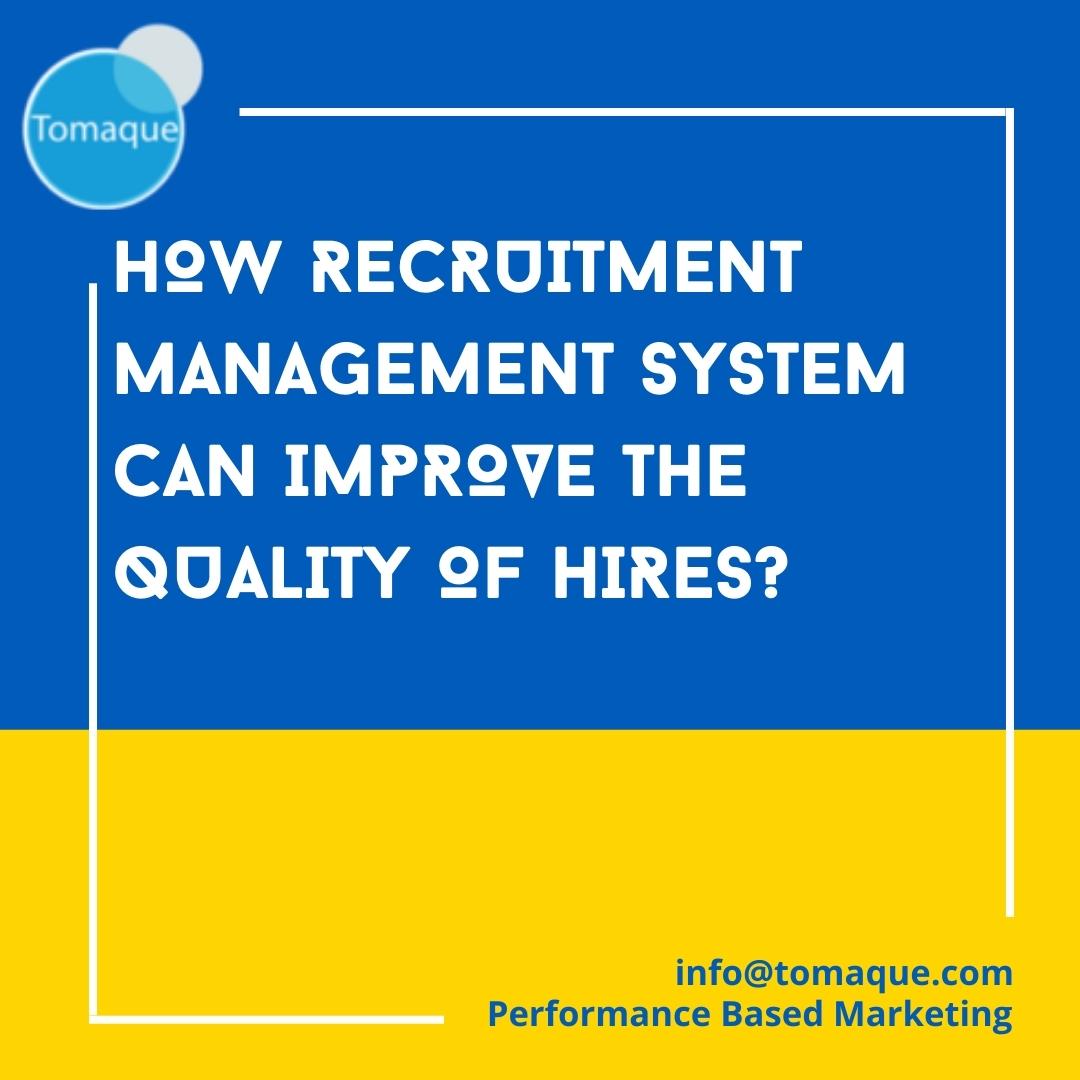 Recruitment Management System - Tomaque Digital Services