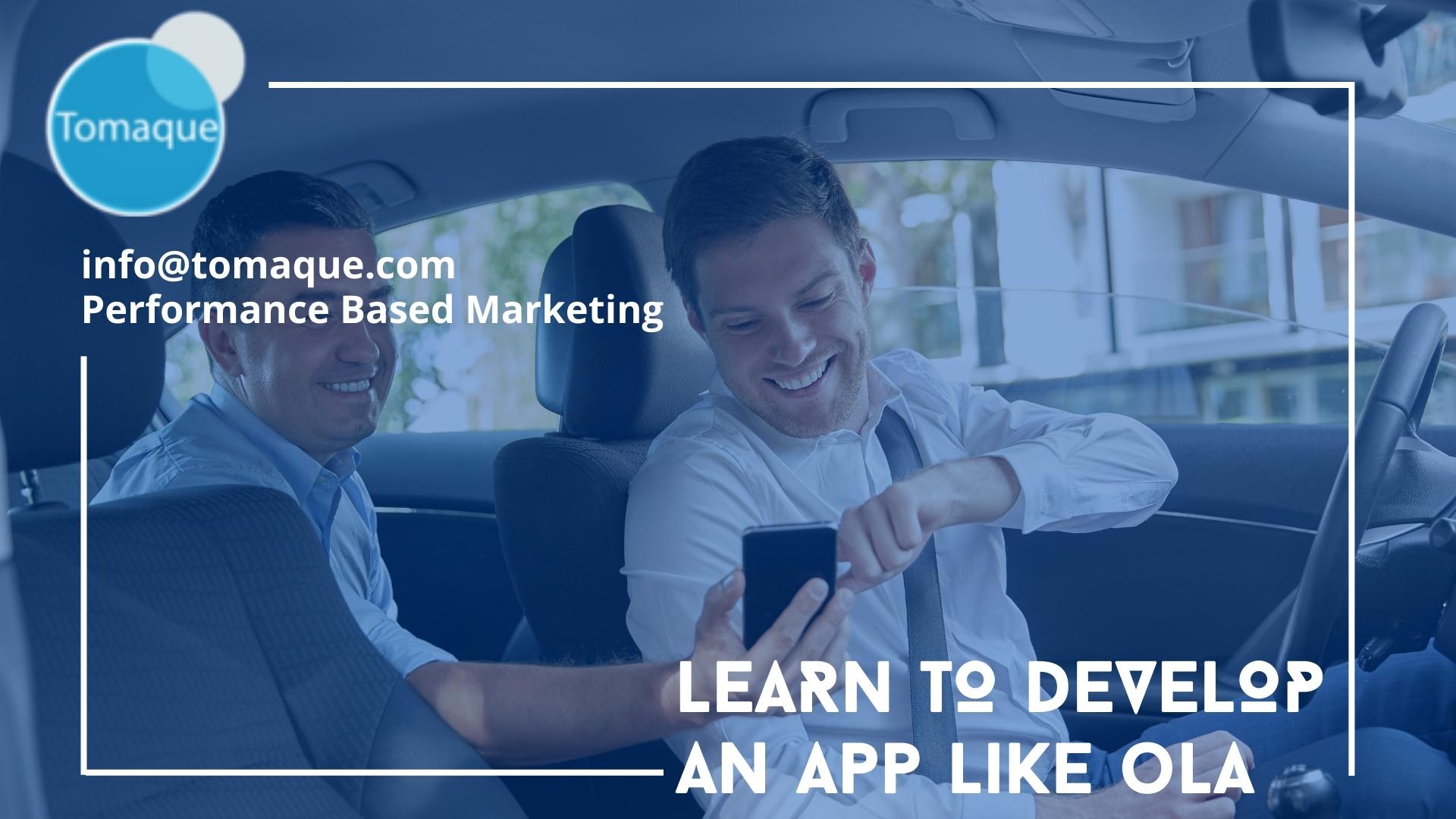 App like Ola - Tomaque Digital Services