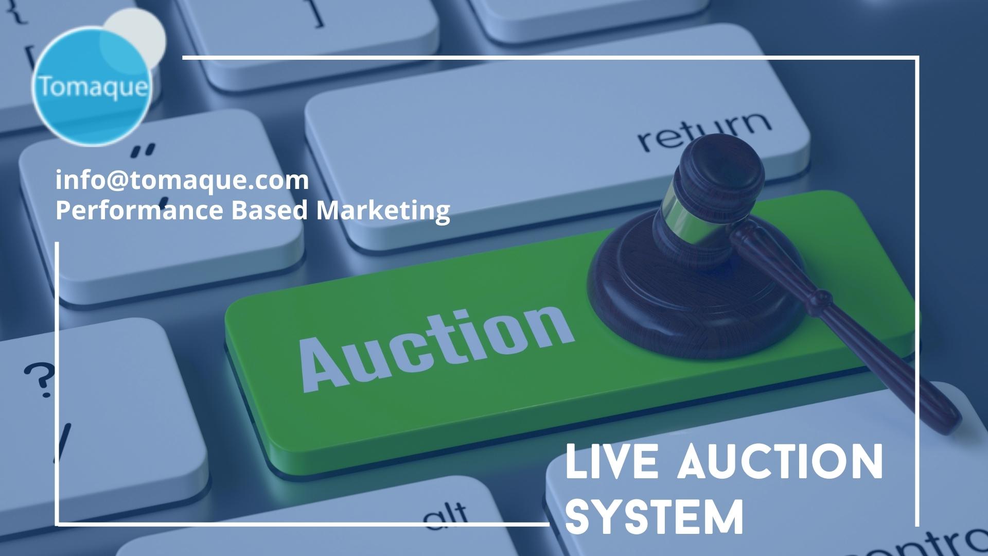Live Auction System - Tomaque Digital Services
