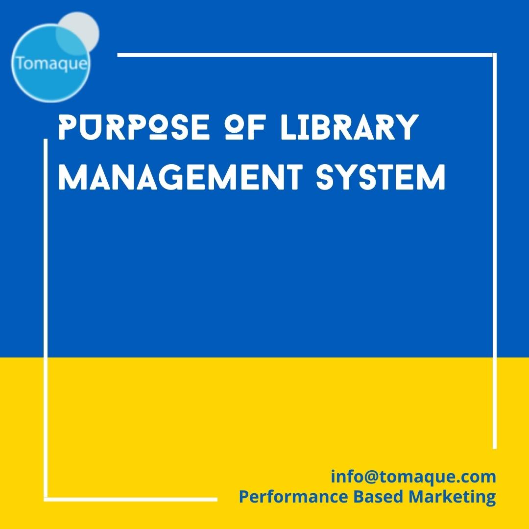 Library Management System - Tomaque Digital Services