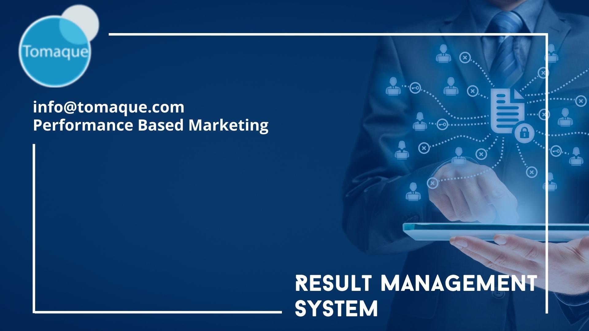 Result Management System - Tomaque Digital Services