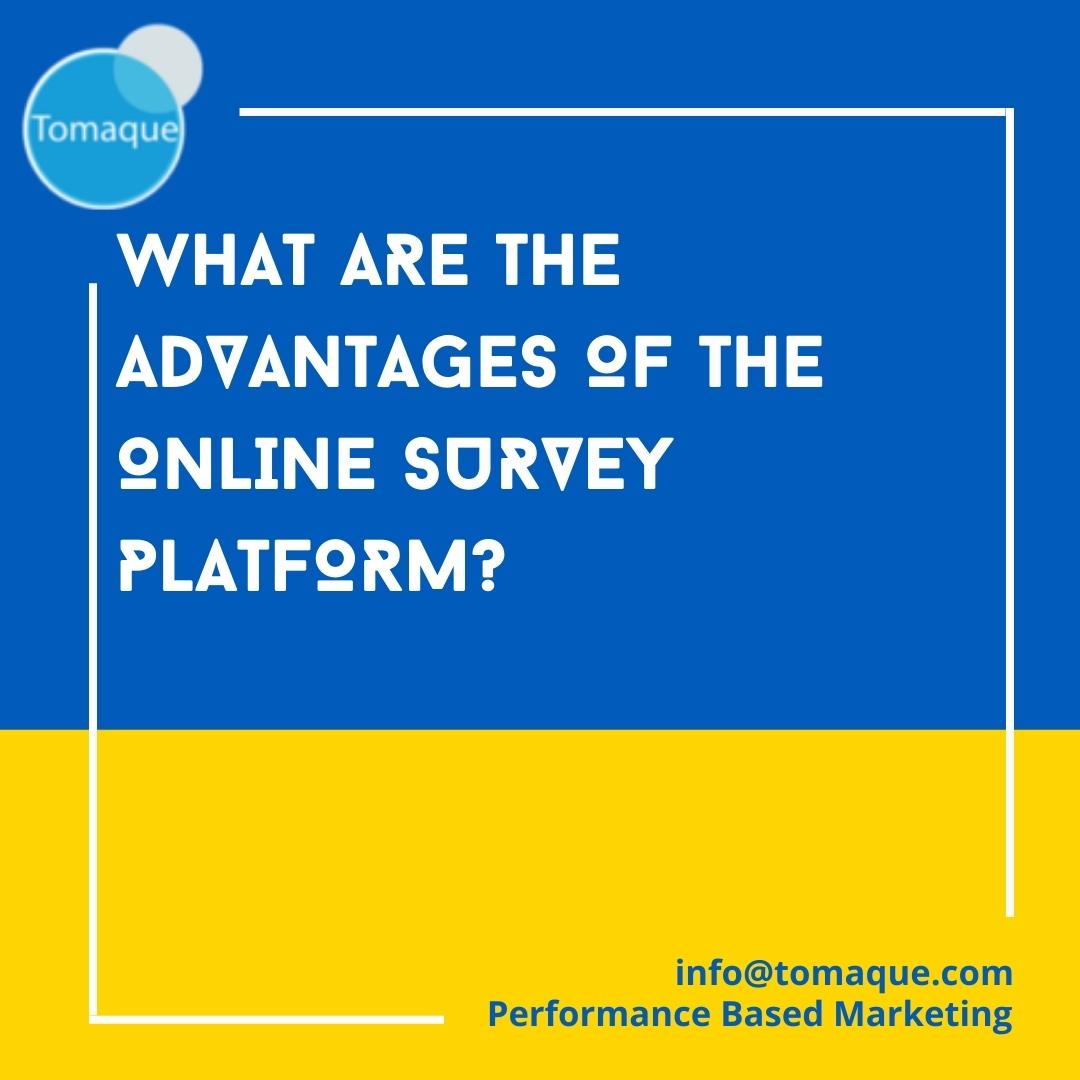 Online Survey Platform - Tomaque Digital Services