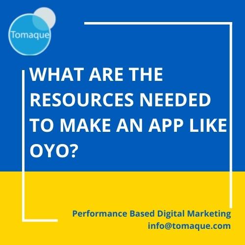App like OYO - Tomaque Digital Services