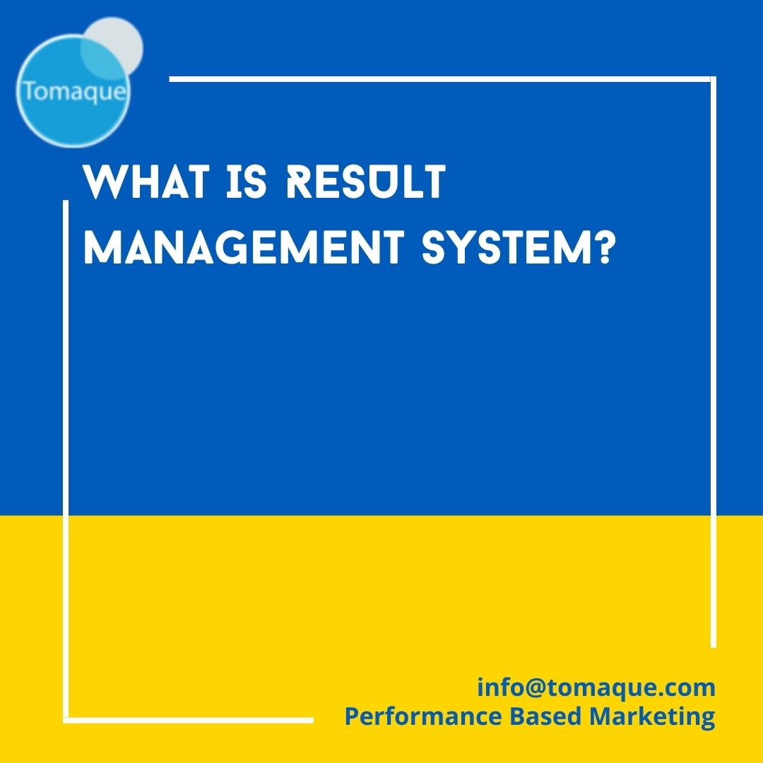 Result Management System - Tomaque Digital Services