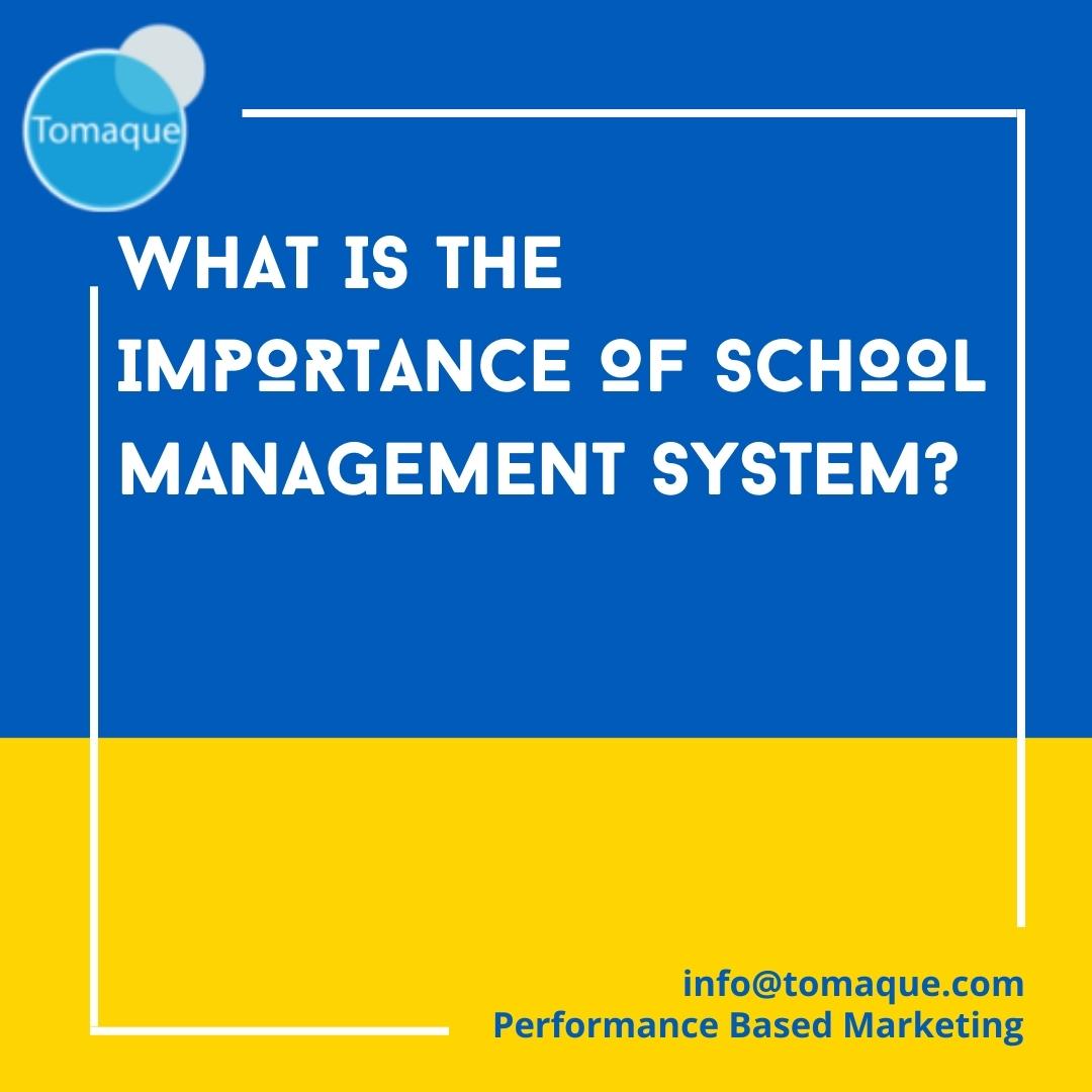 School management system - Tomaque Digital Services