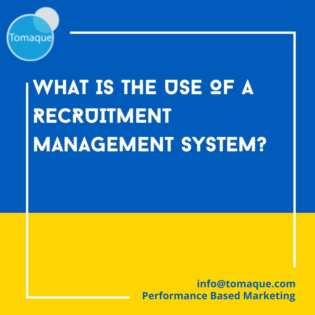Recruitment Management System - Tomaque Digital Services