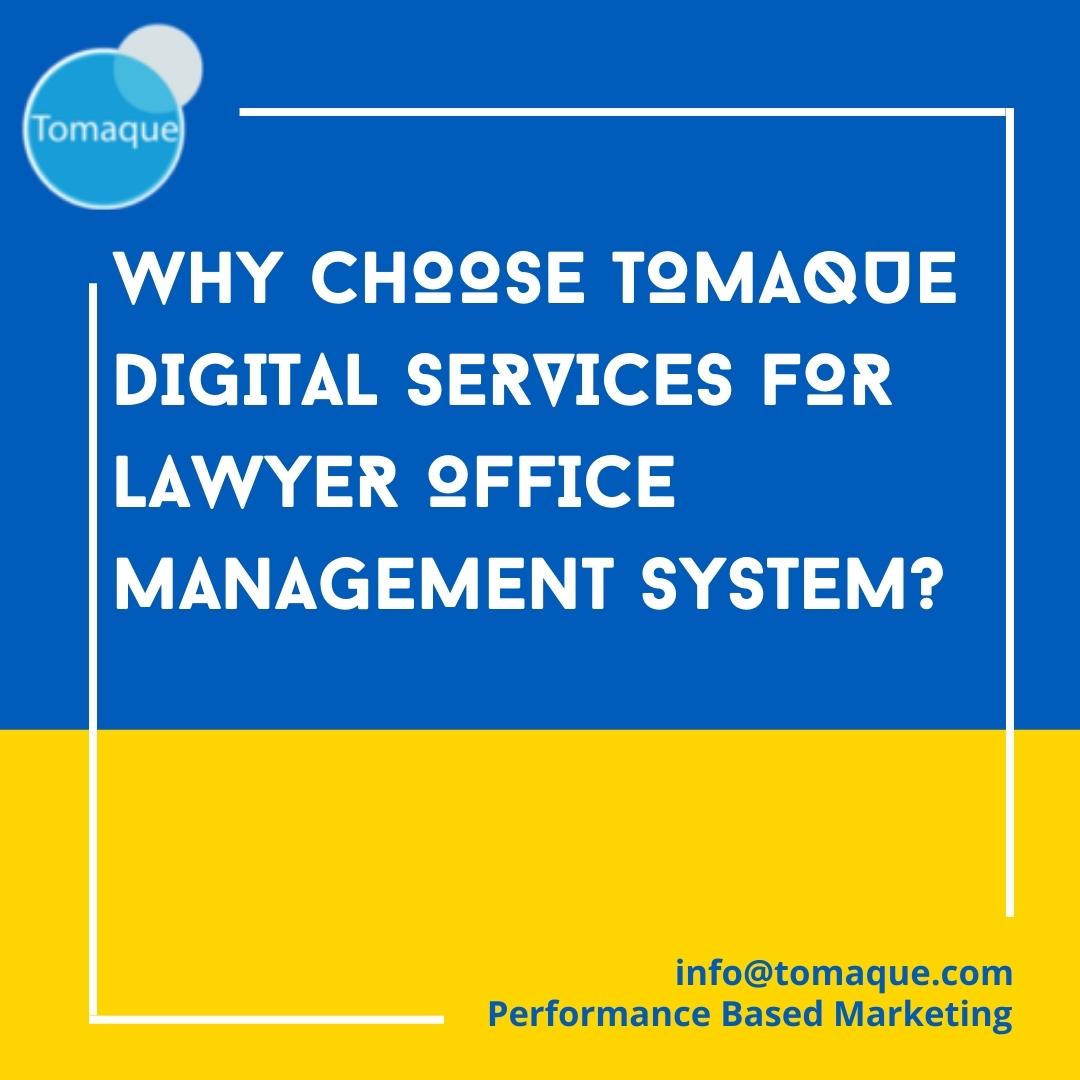 Lawyer Office Management System - Tomaque Digital Services