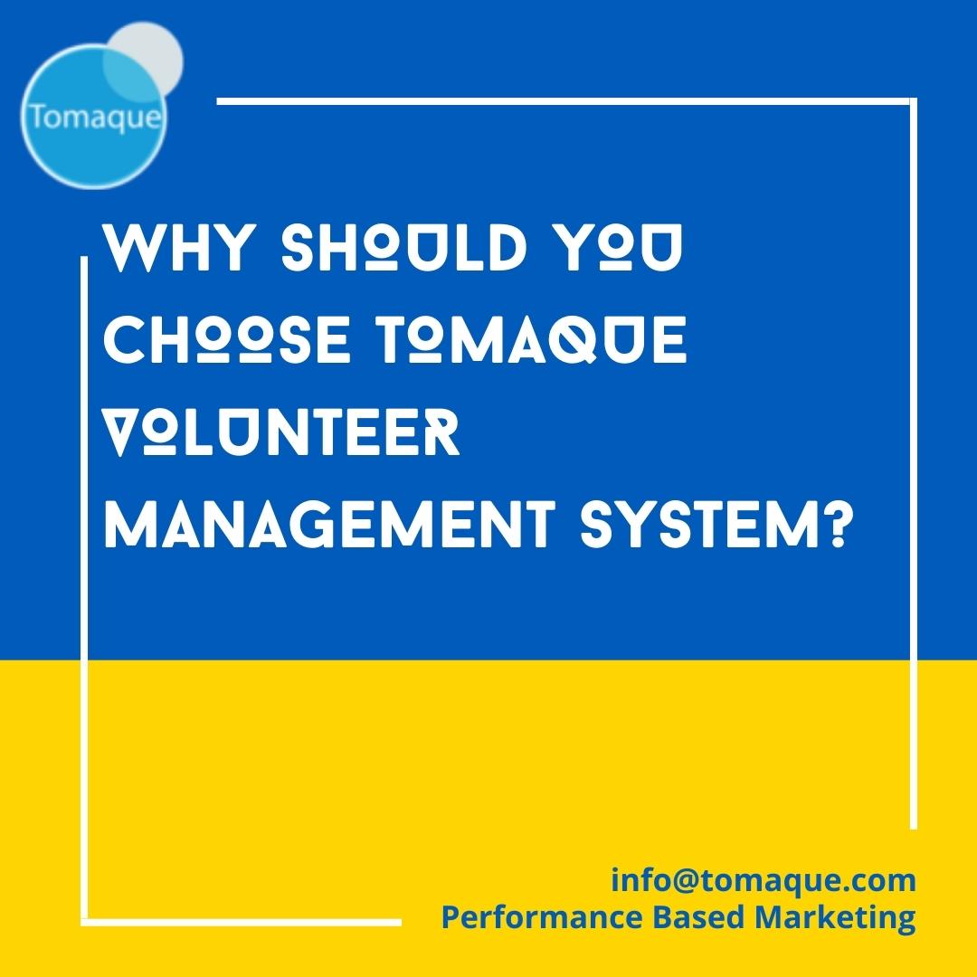 Volunteer Management System - Tomaque Digital Services