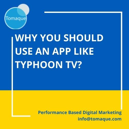 App like Typhoon Tv - Tomaque Digital Services App Like Typhoon TV ...